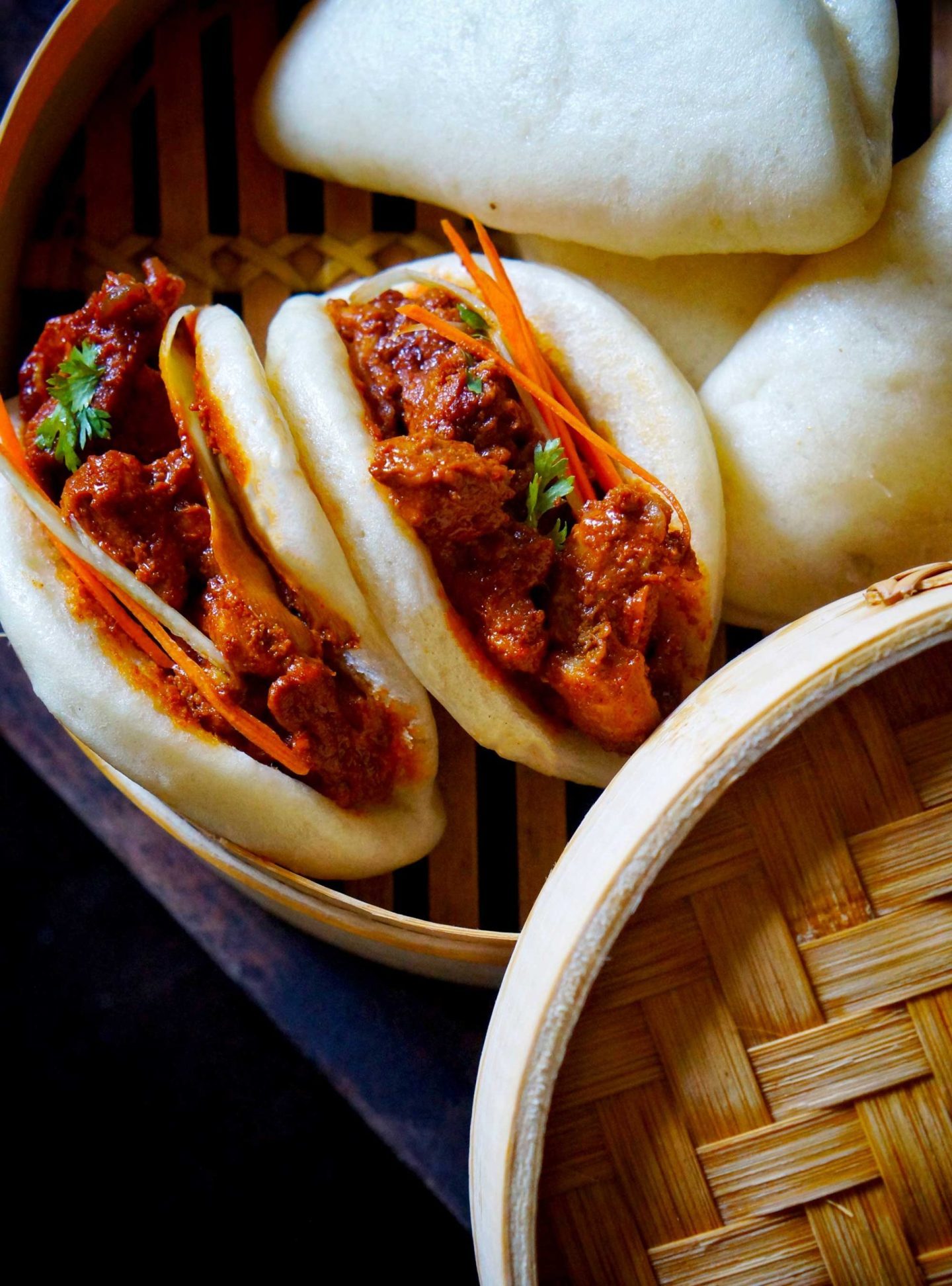 Chicken Ghee Roast Baos | Pulimunchi Kitchen